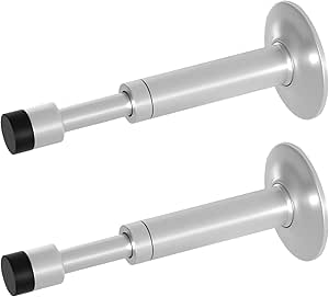Amazon.com: HOMOTEK 2 Pack Spring Door Stoppers, Hydraulic Aluminum ...