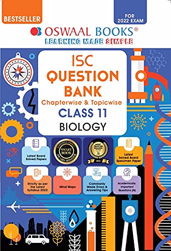 Oswaal ISC Question Bank Class 11 Biology Book Chapterwise & Topicwise ...