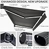 Amazon.com: Fully Automatic Retractable Awning, Sunshade Shelter with ...