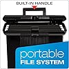 Amazon.com : Pendaflex Portable File Box with File Rails, Hinged Lid ...