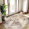Amazon.com: HUGEAR 3x5 Abstract Rugs Brown Hallway Area Rug Indoor Rug ...