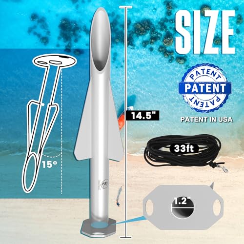 Snapklik.com : Stainless Steels 316 Heavy-Duty Boat Anchor, 14.5 Jet ...