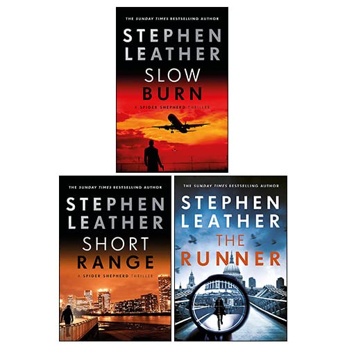 Stephen Leather 3 Books Collection Set (Short Range, Slow Burn, The ...