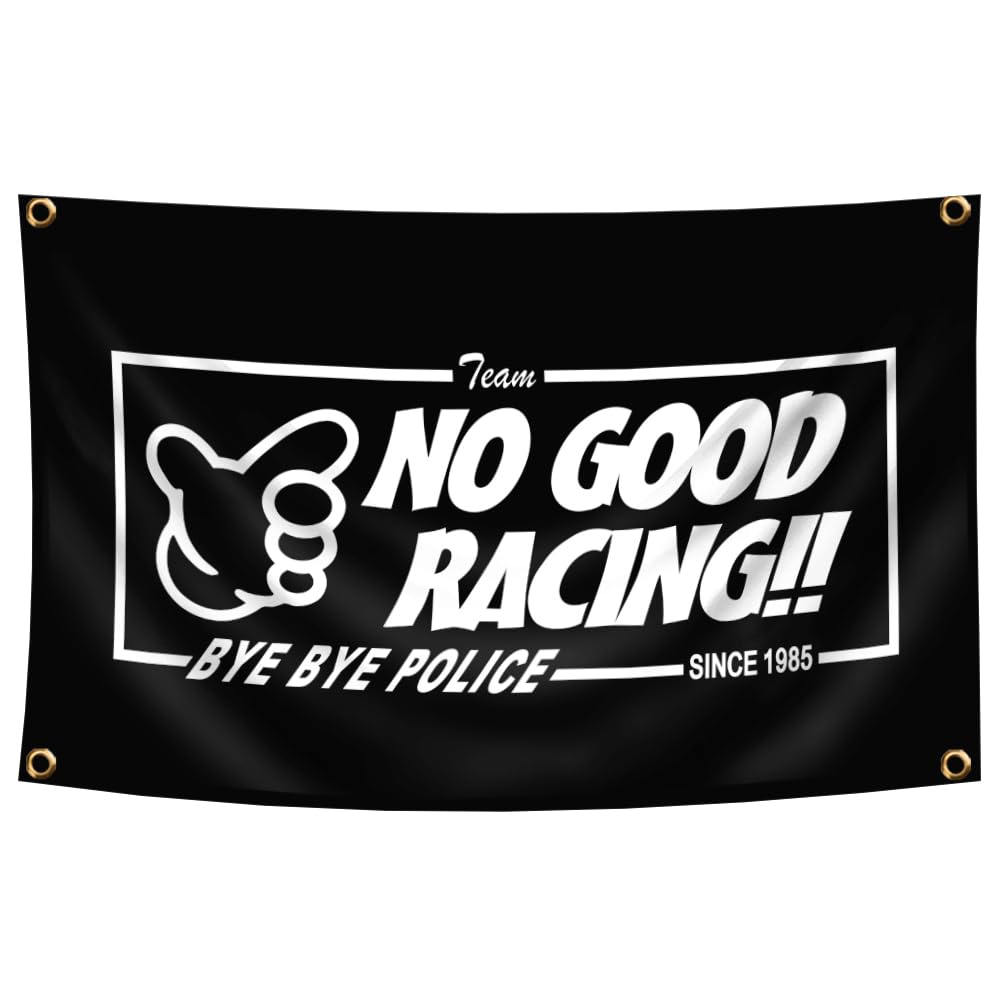 Amazon.com : Kasflag No Good Racing Flag Banner Vertical Yellow (3x5ft ...