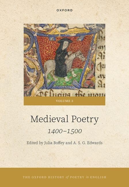Amazon.com: The Oxford History of Poetry in English: Volume 3. Medieval ...