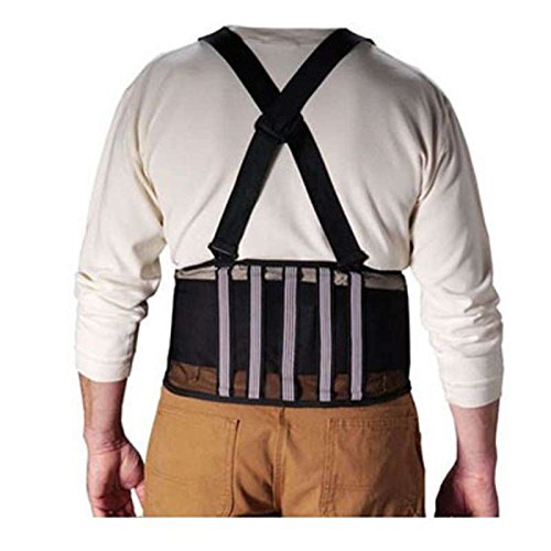 BACK SUPPORT BELT, MEDIUM NYLON, BLACK - Amazon.com