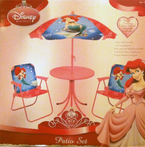 Amazon.com: Disney Ariel Patio Set : Home & Kitchen
