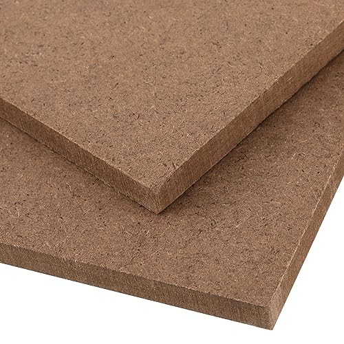 FUNSUEI 40 PCS 20.3 x 15.2cm MDF Board Sheet, 2mm MDF Board, MDF Wood ...