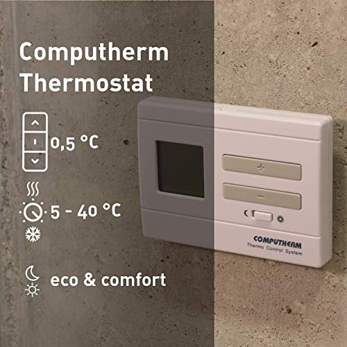 COMPUTHERM Q3RF Digital Wireless Thermostat with Receiver Box ...