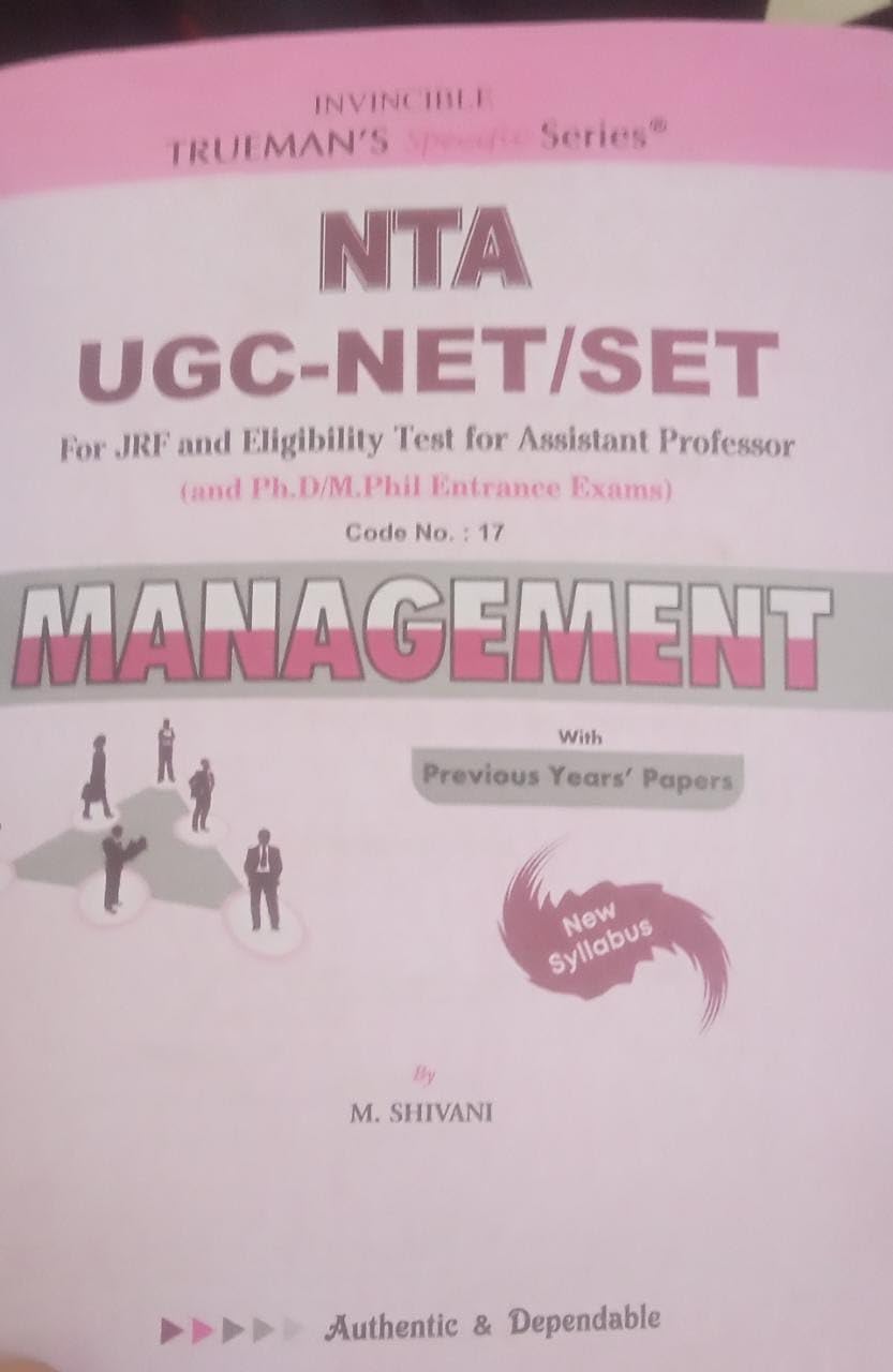 Buy Trueman's Ugc Net Management Book Online at Low Prices in India ...