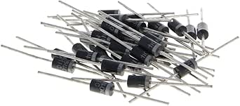 Amazon.co.jp: Rectifier Diodes 500 Pack 3A 400V Silicone Rectifier ...