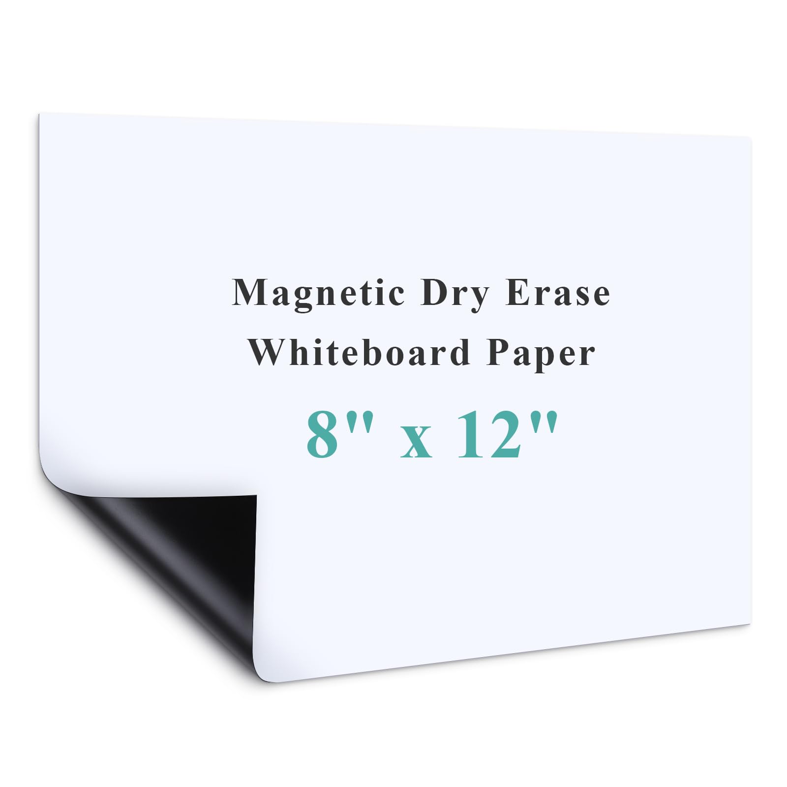 Snapklik.com : Magnetic Dry Erase Whiteboard Paper, 8 X 12 Self ...