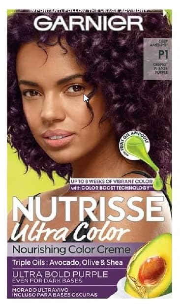 Amazon.com: Garnier Nourishing Hair Color Creme, P1 Deepest Intense ...