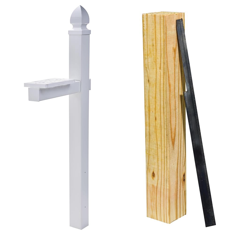 Architectural Mailboxes Whitley Post and Post Anchor Kit for Mailbox ...