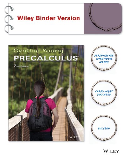 Precalculus 2e Binder Ready Version + WileyPLUS Registration Card ...