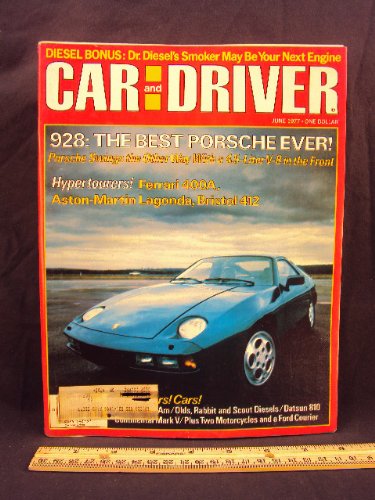 1977 77 June Car and Driver Magazine (Features: Road Test on Lincoln ...