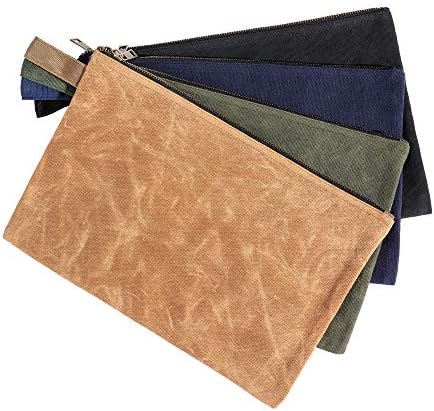 WELKINLAND Heavy-Duty Canvas Tool pouch, 4PCS Tool pouches, 12" Tool ...