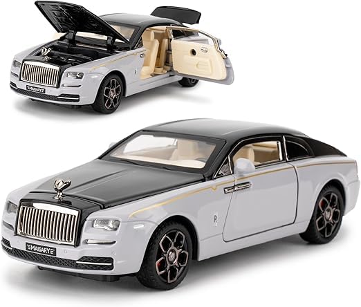 SR TOYS 1/32 Scale Rolls Royce Wraith Luxury Model Car Toy, Zinc Alloy ...