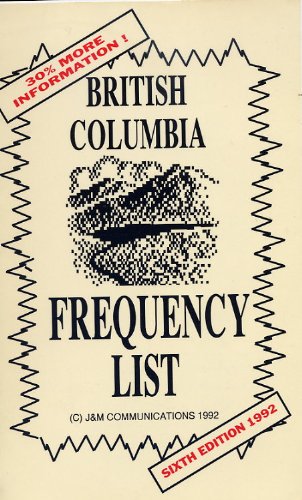 British Columbia Frequency List: Unknown: Amazon.com: Books
