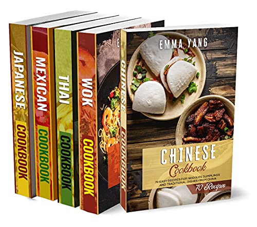 International Cookbook: 5 Books In 1: Prepare And Taste At Home 350 ...