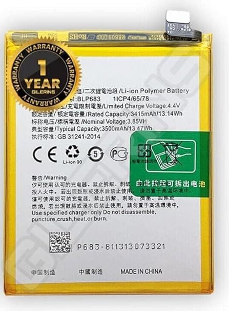 Original BLP683 Battery for Oppo K1 / A7X / A7S / F9 4+ 128G F9 PRO ...