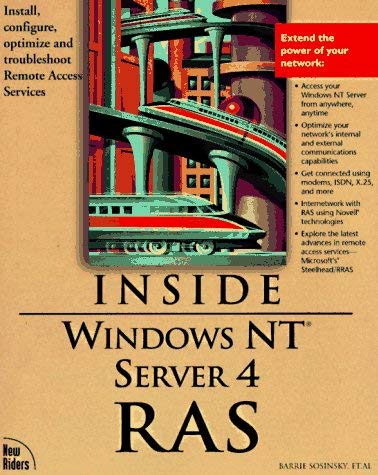 Amazon | Inside Windows Nt Server 4 Ras | Sosinsky, Barrie, Hall, Mark, Hallberg, Bruce, Bezilla ...