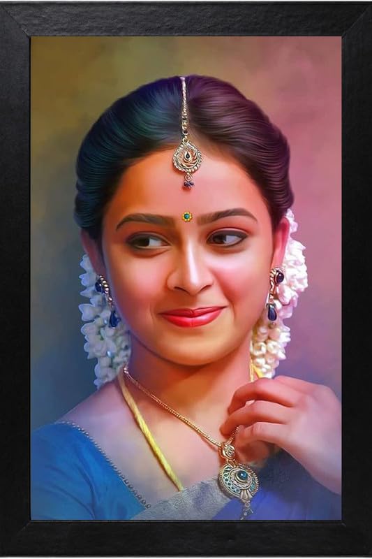 Jadoun Customised Digital Oil Painting With Frame | Gift For ...