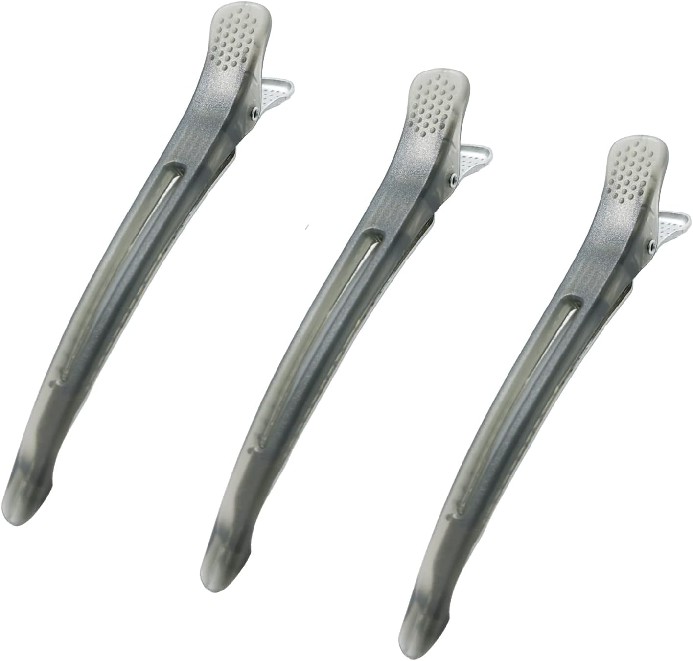 ダッカール プロ用 美容師 理髪 業務用 ヘアクリップ 前髪 強力 跡がつかない shefun ヘアピン黒 ワニクリップ 髪留め 7cm 8 【驚きの価格が実現！】