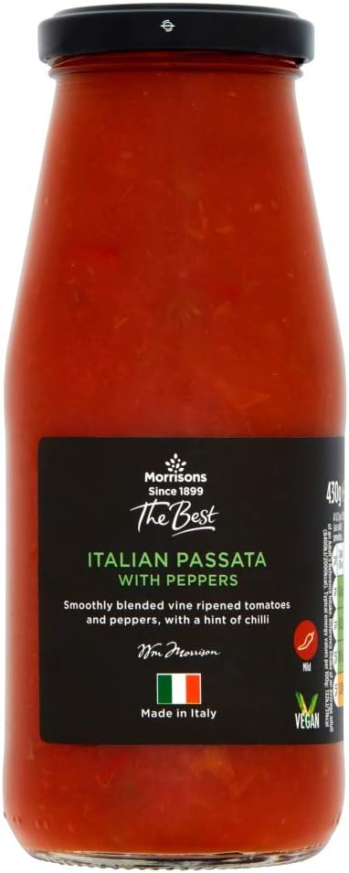 Morrisons The Best Passata with Peppers 430g x 6 : Amazon.co.uk: Grocery
