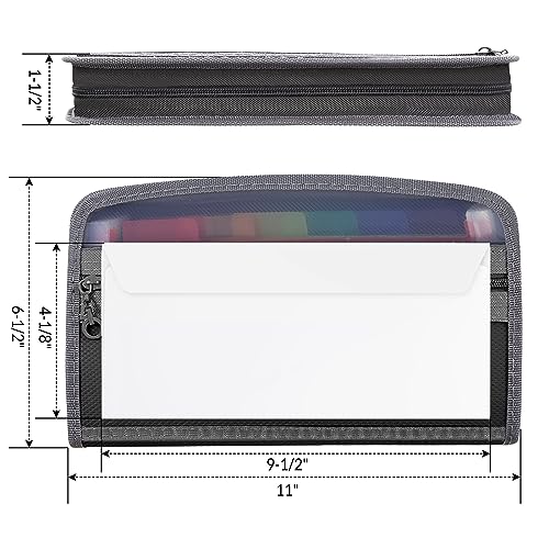 Snapklik.com : Small Accordion File Organizer, Receipt Coupon Organizer ...