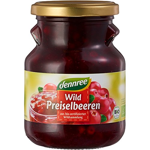 dennree Wildpreiselbeeren im Glas (400 g) - Bio : Amazon.de ...