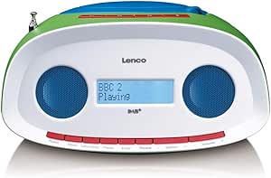 Lenco SCD 70 Portable DAB +/FM Radio with Top Loading CD Player, MP3 ...