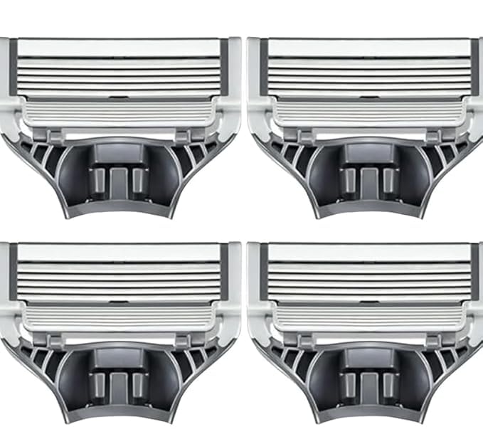 Amazon.com: Men's Razor Blade Refills, 4 Count, Sharper 5-Blade, For ...