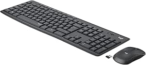 Logitech MK295 Wireless Keyboard Mouse Set with SilentTouch Technology ...