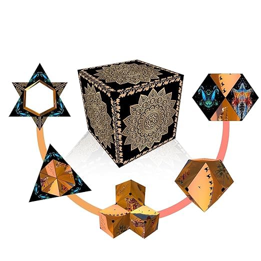 NARMADA CREATION 3D Magic Magnetic Cube Transforming Cubes Shape ...