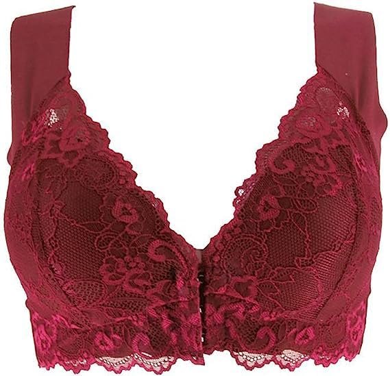Plus Bra for Older Women 5D Shaping Seamless Front Closure Bra,Push Up ...
