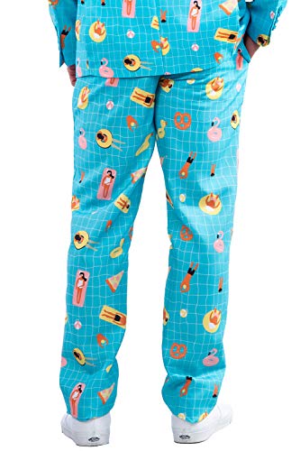 Buy Tipsy Elves Men's Pool Party Suit Pants - Pool Floaty Suit Pants ...