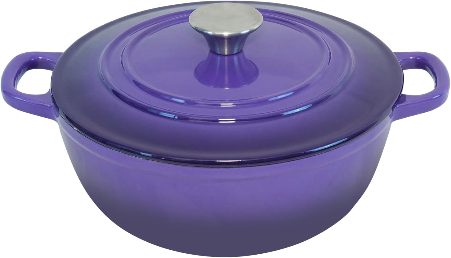 Amazon.com: Crofton Professional Enameled Cast Iron 4 Liter Dutch Oven ...