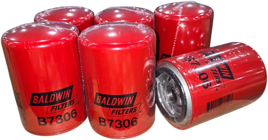 Amazon.com: Baldwin B7306 Spin-on Lube Oil Filter, Heavy Duty 18 Micron ...