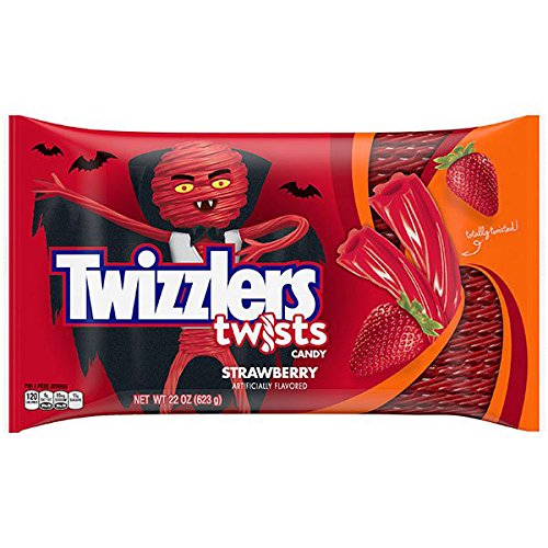 Amazon.com : Twizzlers Strawberry Twists Snack Size Packs: 65-Piece Bag ...