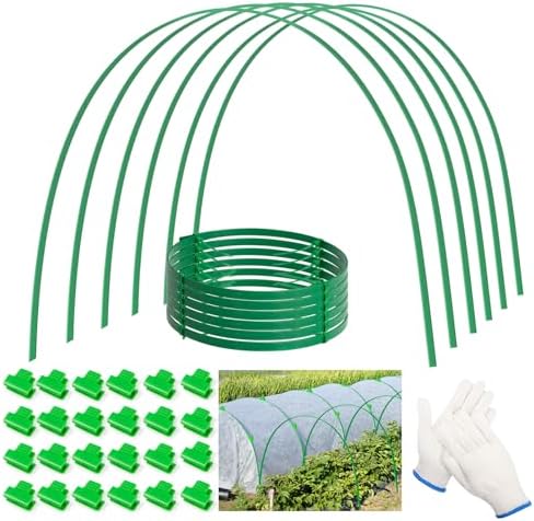 Amazon.com : Garden Hoops for Raised Beds Row Cover, 36pcs 8ft ...