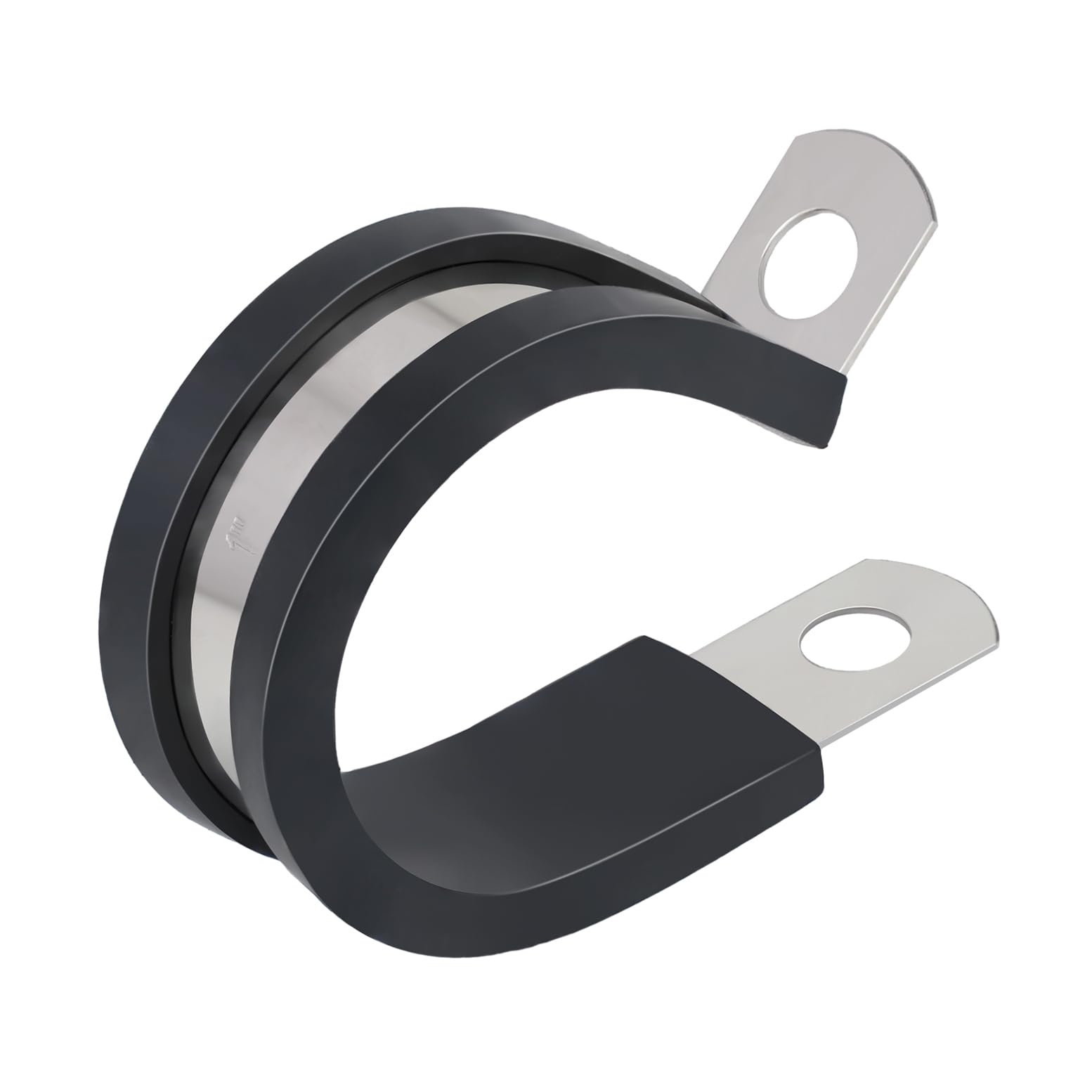 JWGJW Rubber Cushioned Insulated Clamp 100 Pack 1 Inch, Stainless Steel ...