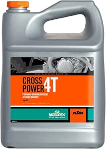 Amazon.com: KTM/Motorex Cross Power 4T 10W/50 (4.0L) 4-pack - U6913023 : Automotive