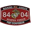 Amazon.com: Marine Corps 8404 FMF Corpsman Semper Fidelis MOS Patch ...