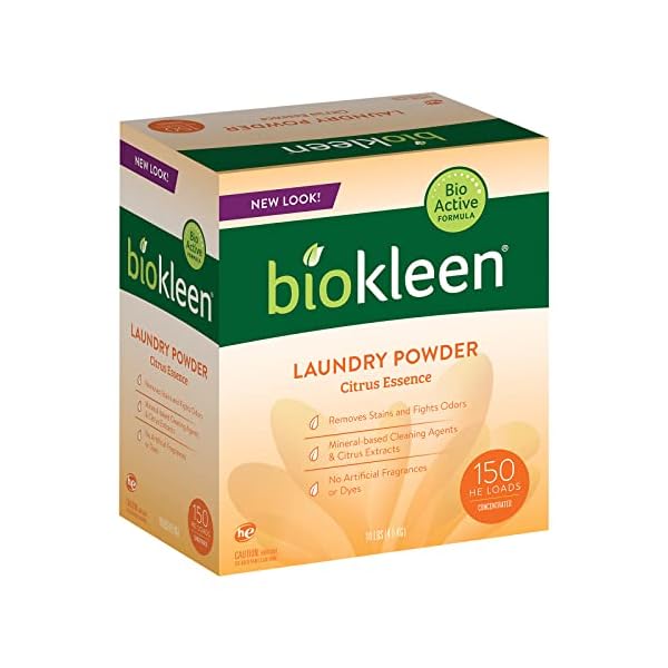 Biokleen Laundry Detergent Powder, Concentrated, Eco-Friendly, Non ...