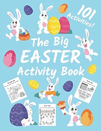 The Big Easter Activity Book For Kids: Workbook with 101 Fun Activities ...