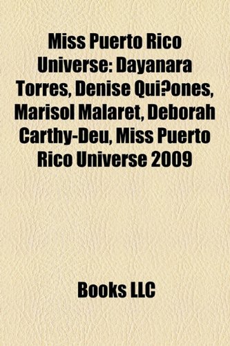 Buy Miss Puerto Rico Universe: Dayanara Torres, Denise Quinones ...