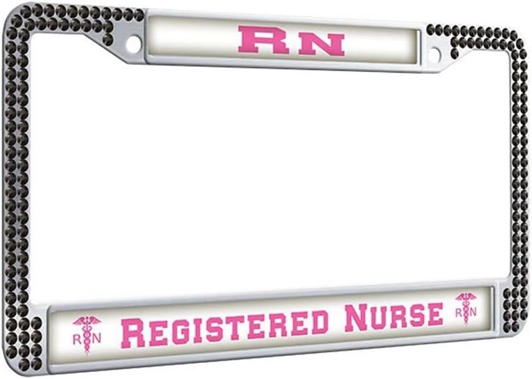 Amazon.com: Nurse License Plate Frame,Rn Registered Nurse License Plate ...