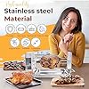 Amazon.com: Stainless Steel Rotating Chicken Wing Basket Automatic Wind ...