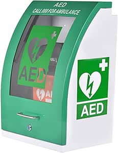 Amazon.com: Wall-Mounted AED Alarm Box, Curved Design AED Defibrillator ...